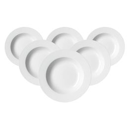 Ritzenhoff & Breker Ritzenhoff & Breker Suppenteller Bianco &oslash; 22 cm 6er Set