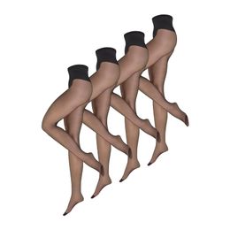 Nur Die Damen Feinstrumpfhose Seidenfein In Shape 15 DEN 4