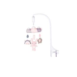 Chipolino Musik Mobile sleeping Rabbit Lautst&auml;rkeregelung Melodien Regenbogen rosa