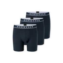 Schiesser Herren Langer Boxer 955 Multi 3er Pack