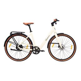 SachsenRAD [Refurbished] Urban City E-Bike C3V Roma in Mamorweiss mit Riemenantrieb