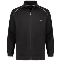 Herren Gro&szlig;e Gr&ouml;&szlig;en | BOSS Sweatjacke mit Elasthan Farbe schwarz Gr&ouml;&szlig;e: 3XL