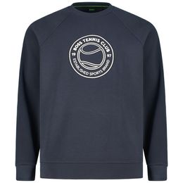 Herren Gro&szlig;e Gr&ouml;&szlig;en | BOSS Sweatshirt mit Stretch Farbe dunkelblau Gr&ouml;&szlig;e: 6XL