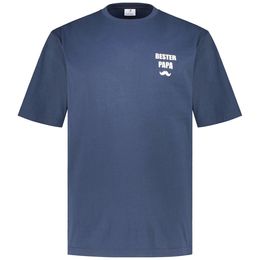 Herren Gro&szlig;e Gr&ouml;&szlig;en | Pfundskerl T-Shirt mit Statement-Print Farbe dunkelblau Gr&ouml;&szlig;e: 8XL