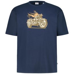 Herren Gro&szlig;e Gr&ouml;&szlig;en | Pfundskerl T-Shirt mit Motiv-Print Farbe dunkelblau Gr&ouml;&szlig;e: 4XL