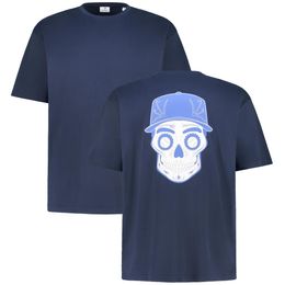 Herren Gro&szlig;e Gr&ouml;&szlig;en | Pfundskerl T-Shirt mit R&uuml;ckenprint Farbe dunkelblau Gr&ouml;&szlig;e: 3XL