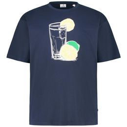 Herren Gro&szlig;e Gr&ouml;&szlig;en | Pfundskerl T-Shirt mit Motiv-Print Farbe dunkelblau Gr&ouml;&szlig;e: 4XL