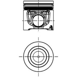 KOLBENSCHMIDT Kolben 41106600 f&uuml;r Iveco Fiat MITSUBISHI