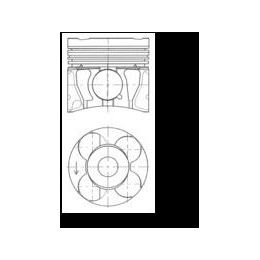 KOLBENSCHMIDT Kolben 41655600 f&uuml;r Opel