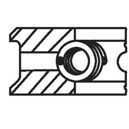 Mahle Kolbenringsatz 50367n0 f&uuml;r Porsche