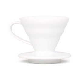 Hario V60 02 Handfilter, Porzellan wei&szlig; f&uuml;r 2-3 Tassen