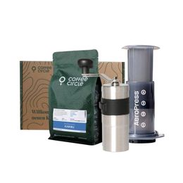 Coffee Circle Geschenkset, Porlex Mini Handm&uuml;hle & Aeropress im Set