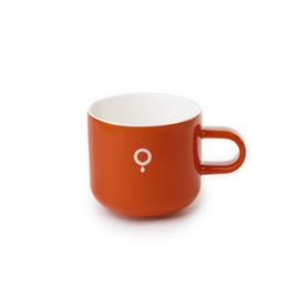 Coffee Circle Filterkaffee Tasse, orange, 300 ml