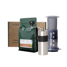 Coffee Circle Geschenkset, Porlex Mini Handm&uuml;hle & Aeropress im Set