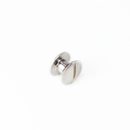 Buchnieten vernickelt, 5 x 10mm f&uuml;r 6mm PS