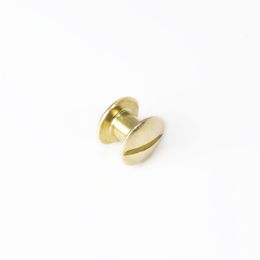 Buchbindeschrauben gold, 5 x 10mm f&uuml;r 8mm PS