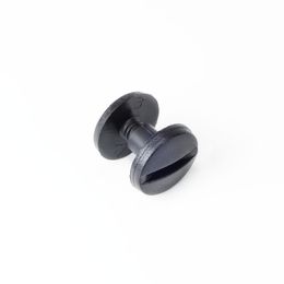 Buchschrauben schwarz, 5 x 12mm f&uuml;r 8mm PS