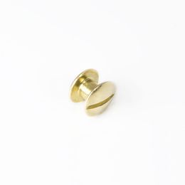 Buchnieten gold, 5 x 10mm f&uuml;r 6mm PS