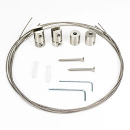 Schilder Abh&auml;ngungs Set aus Edelstahl f&uuml;r 6mm Platten