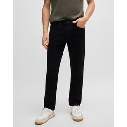BOSS Orange DELAWARE BO Herren Slim Fit Komfort-Stretch schwarze Jeans NOS