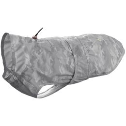 Hunter Hunde-Regenmantel Huka to go silber / 25