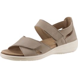Damen Sandale taupe Gr&ouml;&szlig;e 42
