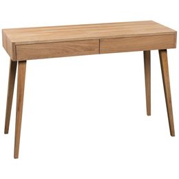 Linea Natura Konsolentisch Rumba, Wildeiche, Holz, Wildeiche, massiv, 2 Schublade(n) Schubladen, rechteckig, eckig, 40x75x110 cm, einfacher Aufbau, Holzm&ouml;bel, Holztische, Konsolentische Holz
