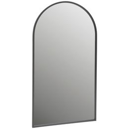 Mid.you Wandspiegel, Schwarz, Metall, Glas, Holzwerkstoff, rechteckig, 88x160x2.5 cm, Spiegel, Wandspiegel