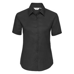 Russel Athletic Russell Collection Damen/Damen Kurzarm Oxford Hemd (Schwarz)