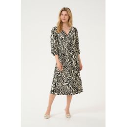 Kaffe Jerseykleid Regular fit black white