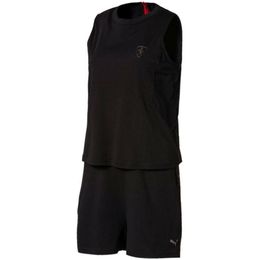 Puma x Scuderia Ferrari Damen Schwarz Jumpsuit