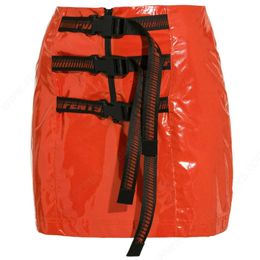 Puma x Rihanna Fenty Damen Orange Minirock