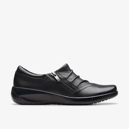 Clarks Kaetlyn Mila schwarze Leder Schuhe