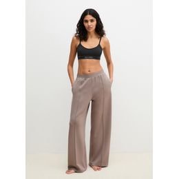 Marc O'Polo MARC O'POLO Damen Relaxhose "Modal Allure", Gr. XLdriftwood, Jersey, Obermaterial: 50% Polyester, 43% Modal, 7% Elasthan, Hosen, Regular Fit,