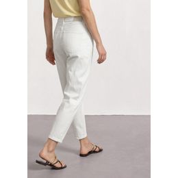 Street One Damen Loose-fit-Jeanssanftes wei&szlig; washed, Gr. 27, unifarben, Jeans, 55% Baumwolle, 21% Polyester, 14% Lyocell, 9% Viskose, 1% Elasthan,