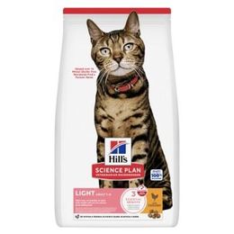 Hill's Hill's Science Plan Trockenfutter Katze, Adult, Light, Huhn 10 kg