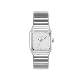 Lacoste Herren Quarzuhr "RENE", silber, Armbanduhren, Armbanduhr, Damenuhr, Herrenuhr, Edelstahlarmband, analog