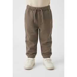LIL' ATELIER M&auml;dchen Sweathose "NMNILONDON ROS SWEAT PANT BRU LIL NOOS", Gr. 104shitake, Sweatware, Obermaterial: 85% Baumwolle, 15% Polyester,
