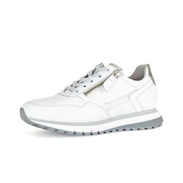 Gabor Damen Sneaker "Sneaker low", Gr. 41wei&szlig;, Schuhe