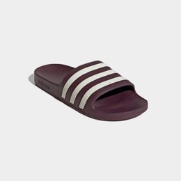 Damen Badesandale "AQUA ADILETTE", adidas Sportswear, Gr. 40,5maroon, sanftes wei&szlig;, sanftes wei&szlig;, Synthetik, Schuhe, Badelatschen