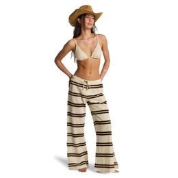Billabong Damen Strandhose "Hot Stripe"teak, Gr. M, Obermaterial: 100% Baumwolle., Hosen