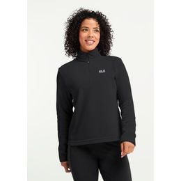 Jack Wolfskin Damen Stehkragenpullover "TAUNUS 100 HZ W"schwarz, Gr. XXL, Obermaterial: 100% POLYESTER, Pullover, Fleecepullover,