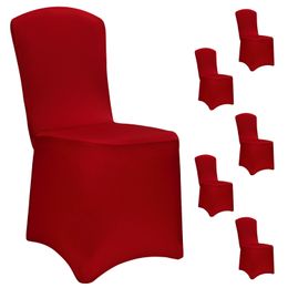 Detex Stuhlhusse 6er-Set Bordeaux OEKO-TEX