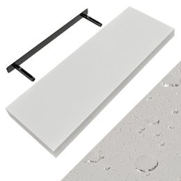 Casaria Wandregal Schweberegal 70cm Wei&szlig; + Halterung