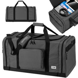 Monzana Reisetasche Schwarz 90L