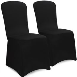 Detex Stuhlhussen 2er-Set Schwarz