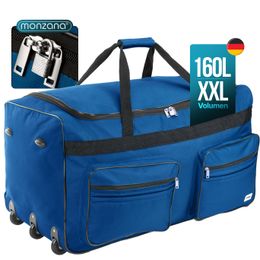 Monzana Rollenreisetasche XXL Blau 160L