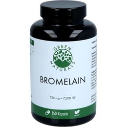Heilpflanzenwohl GmbH Green Naturals Bromelain 750 mg vegan mit 7500 Fip 150 St