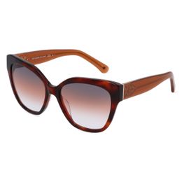 Kate Spade SAVANNA/G/S | Damen-Sonnenbrille | Fassung: Vollrand, Oval, Acetat, Havanna Transparent | Glasfarbe: Braun Verlaufend