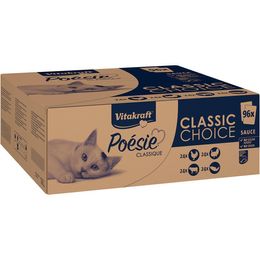 Vitakraft Mega Pack Poesie Classique MSC Katzen-Nassfutter getreidefrei 96x85g